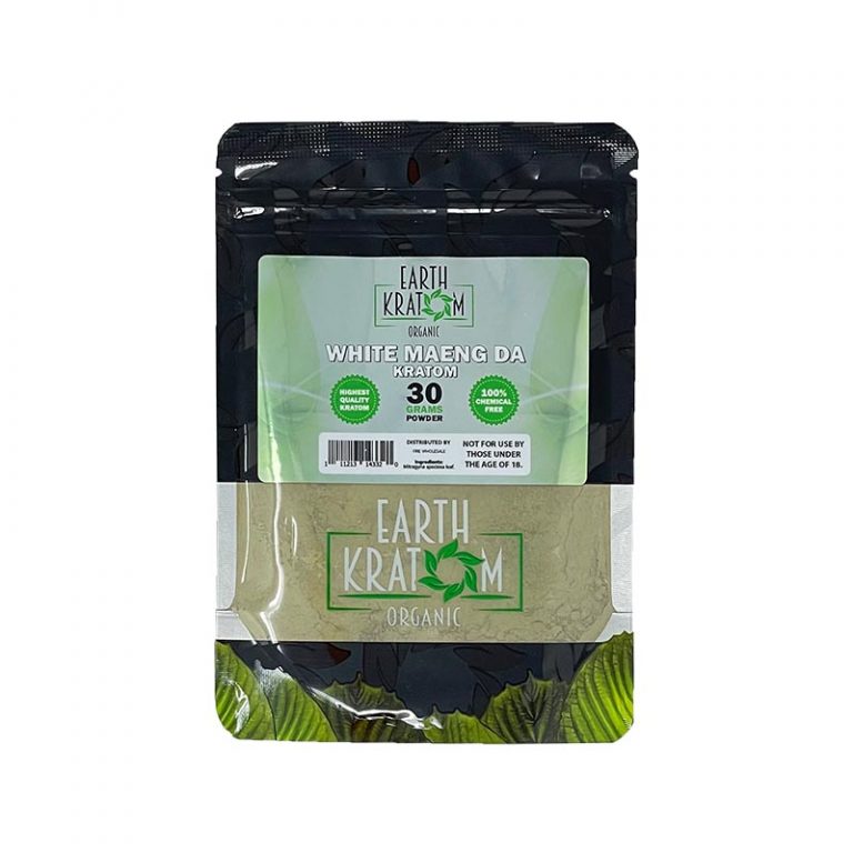 30g White Borneo Kratom Powder - Earth Kratom