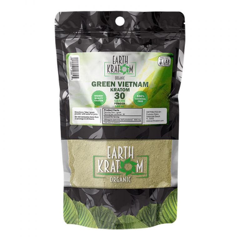 30g Green Maeng Da Kratom Powder - Earth Kratom